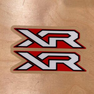 HONDA XR Logo Tank Window Sticker Decal 21mil Weather Proof Laminated ...
