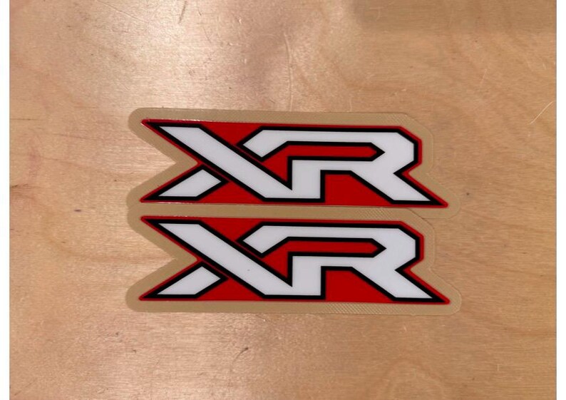 HONDA XR Logo Tank Window Sticker Decal 21mil Weather Proof Laminated ...