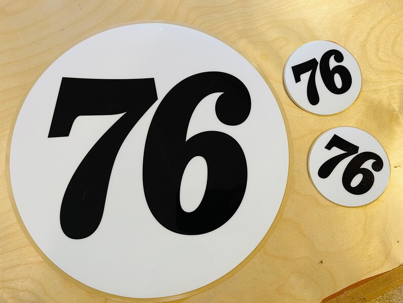 Vintage Look Meatball Race Car Numbers Vinyl Decals 2x - Etsy