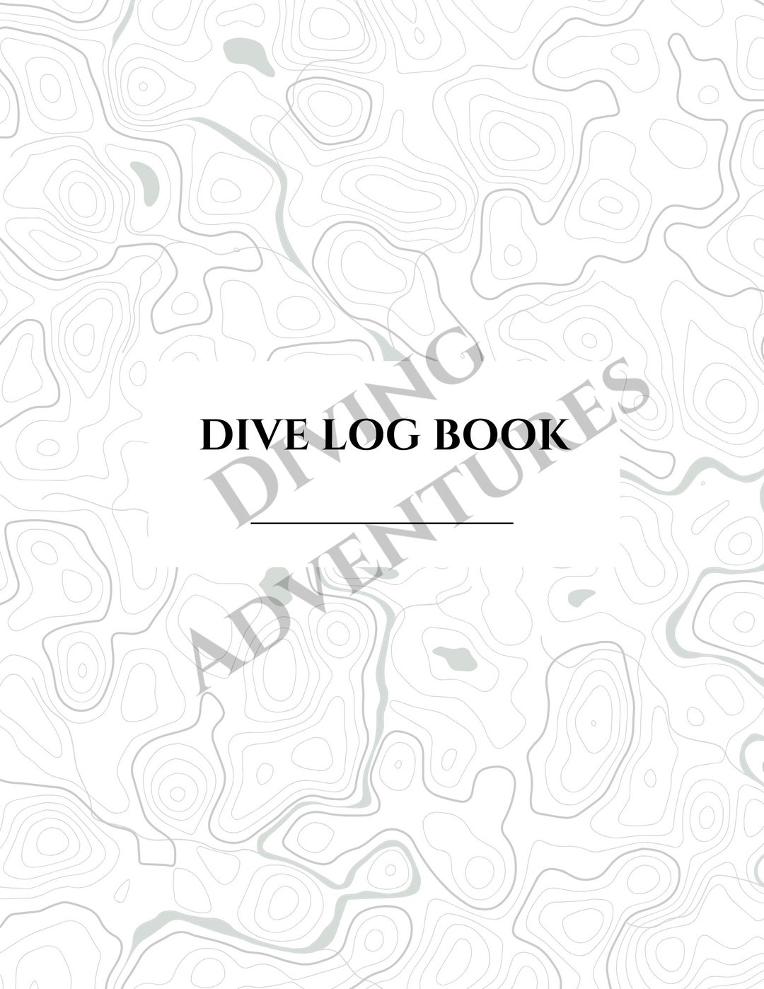 Technical Dive Log Book Pages (metric and US), Printable, Diving Log ...