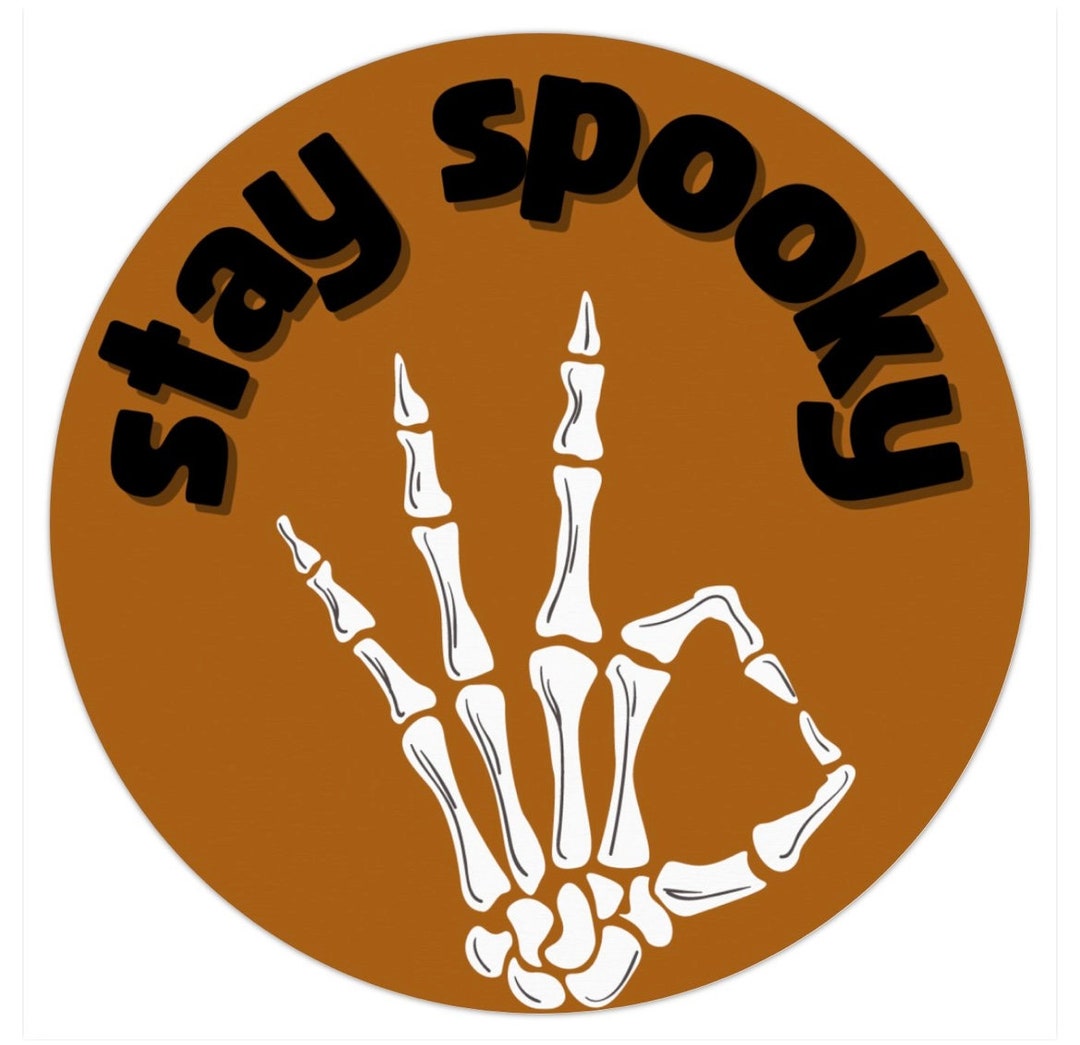 Halloween Stay Spooky Sticker Printable Digital Download - Etsy