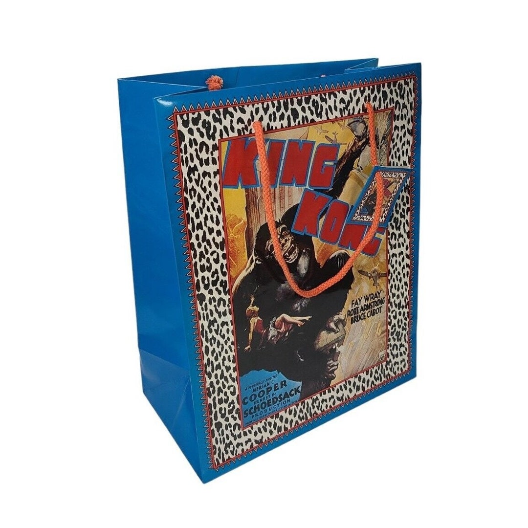 Vintage NOS King Kong Large Party Gift Bag Kids Birthday Party Supplies ...