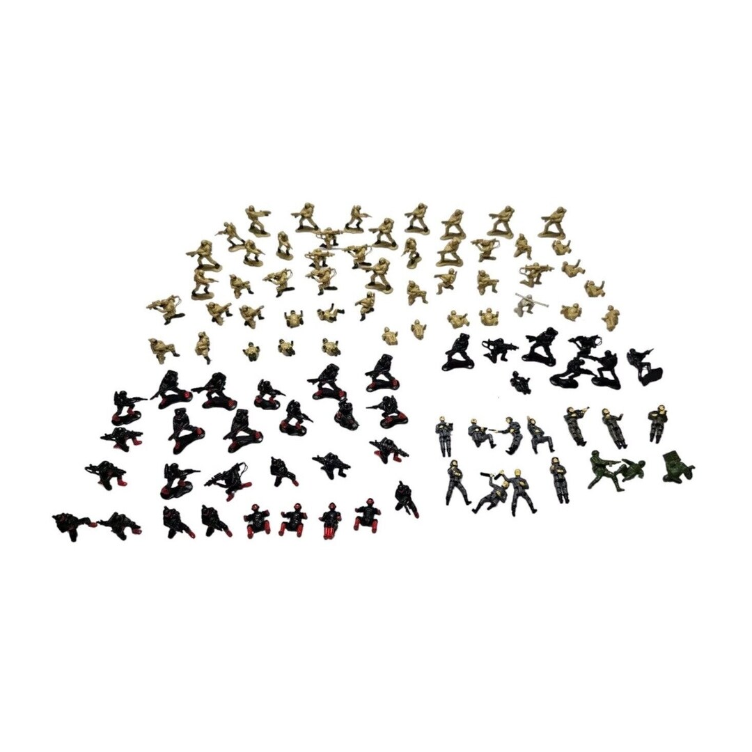 Vintage 1989 Galoob Xpanders Armed Forces Action Figures Lot of 98 ...
