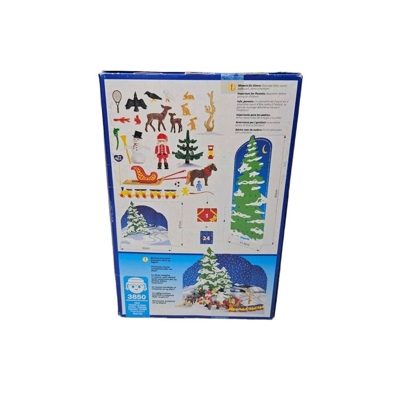 Vintage NEW Playmobil 3850 Advent Calendar Christmas Scene 1997 NEW ...