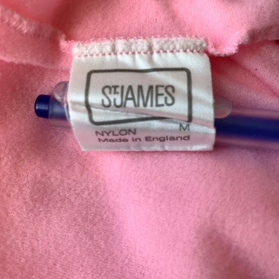 1960s Nylon St.JAMES Pink Baby Doll Double Layered Di… - Gem