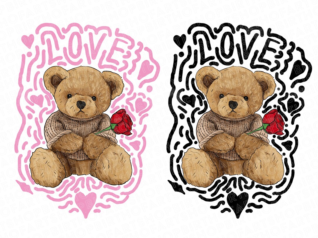 Love Png, Bear Png, Valentine's Day Png, Valentine's Png, Valentines ...