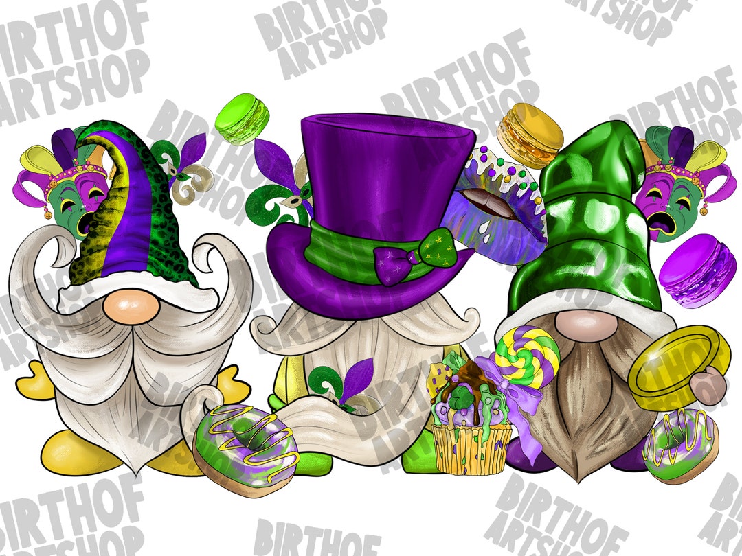 Mardi Gras Png, Mardi Gras Gnomes Png,gnome Png, Donets Png, Crawfish ...