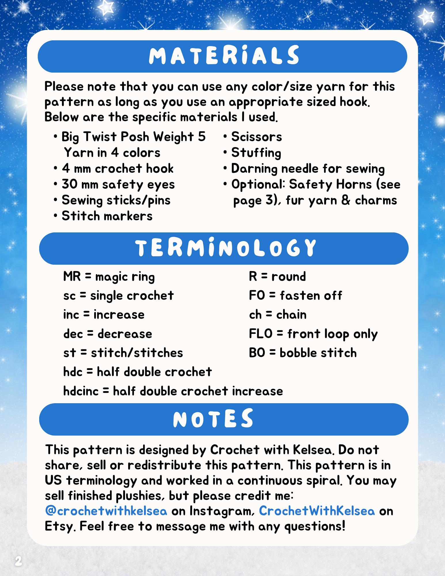 Lumi the Winter Guardian, PDF Digital Download for Amigurumi, DIY Cute ...