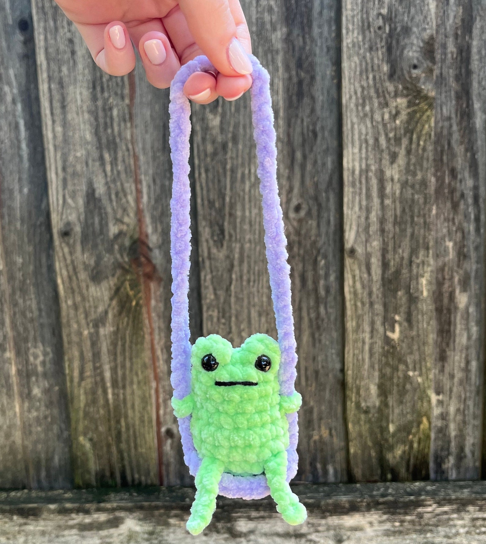 Frank the Swinging Frog Crochet Pattern, Quick Crochet Pattern, Great ...