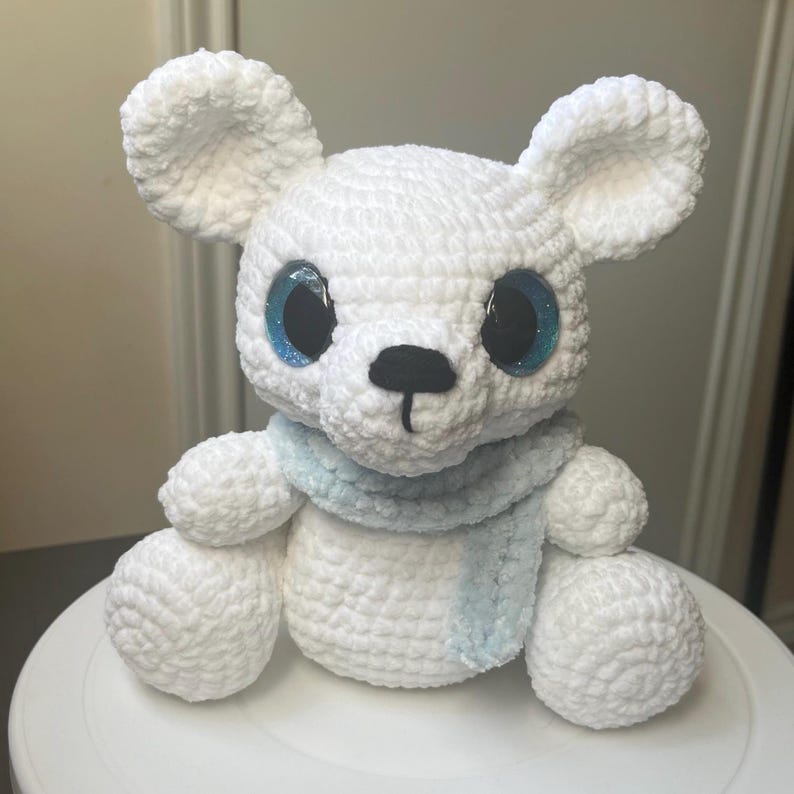 Paxton the Polar Bear Crochet Pattern, Cute Winter Crochet Pattern for ...
