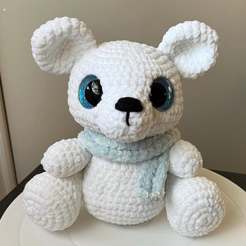 Paxton the Polar Bear Crochet Pattern, Cute Winter Crochet Pattern for ...