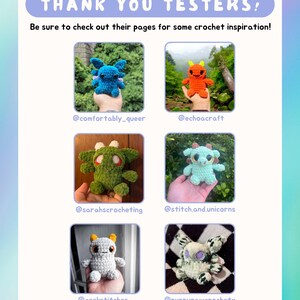 Mini Monsters Crochet Pattern Pack, 4-in-1 Monsters Including Crochet ...