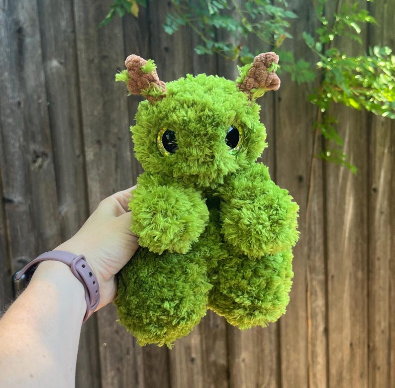 Moss the Sprite Snuggler Crochet Pattern, Moss Sprite Pattern, Moss ...