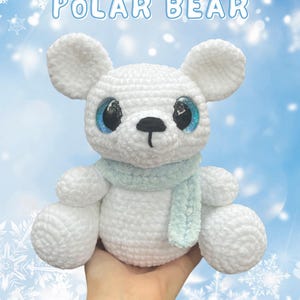 Paxton the Polar Bear Crochet Pattern, Cute Winter Crochet Pattern for ...