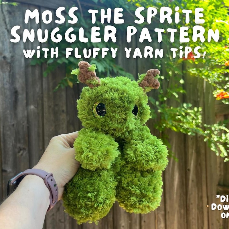 Moss Crochet Plush - Etsy UK