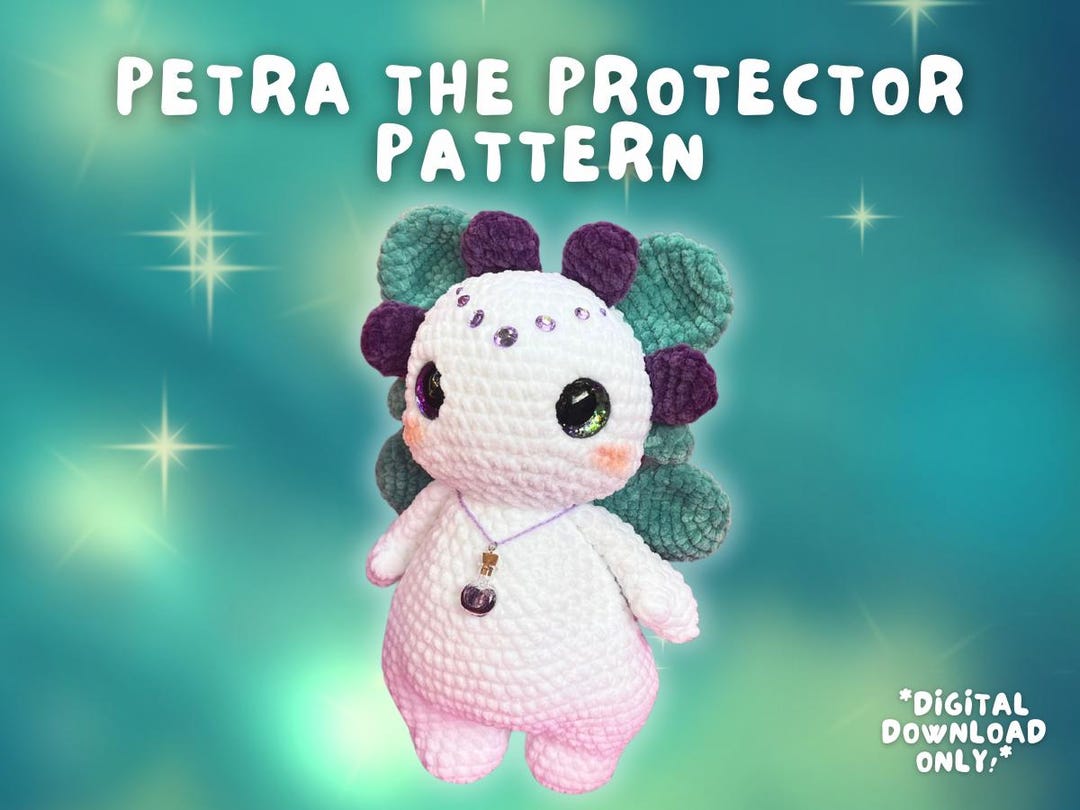 Petra the Protector Crochet Pattern, Unique Crochet Digital Download ...