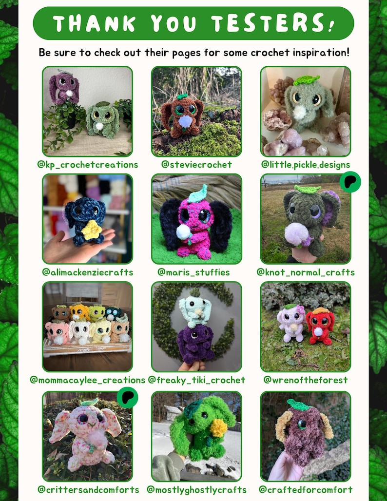 Leif the Garden Sprite Crochet Pattern, PDF Digital Download for ...