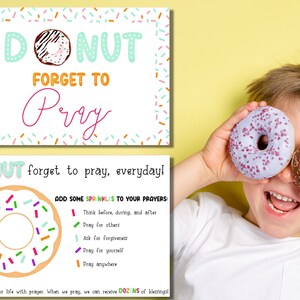 Donut Forget to Pray. Sprinkle Prayer. LDS. Latter Day Saints. Prayer ...