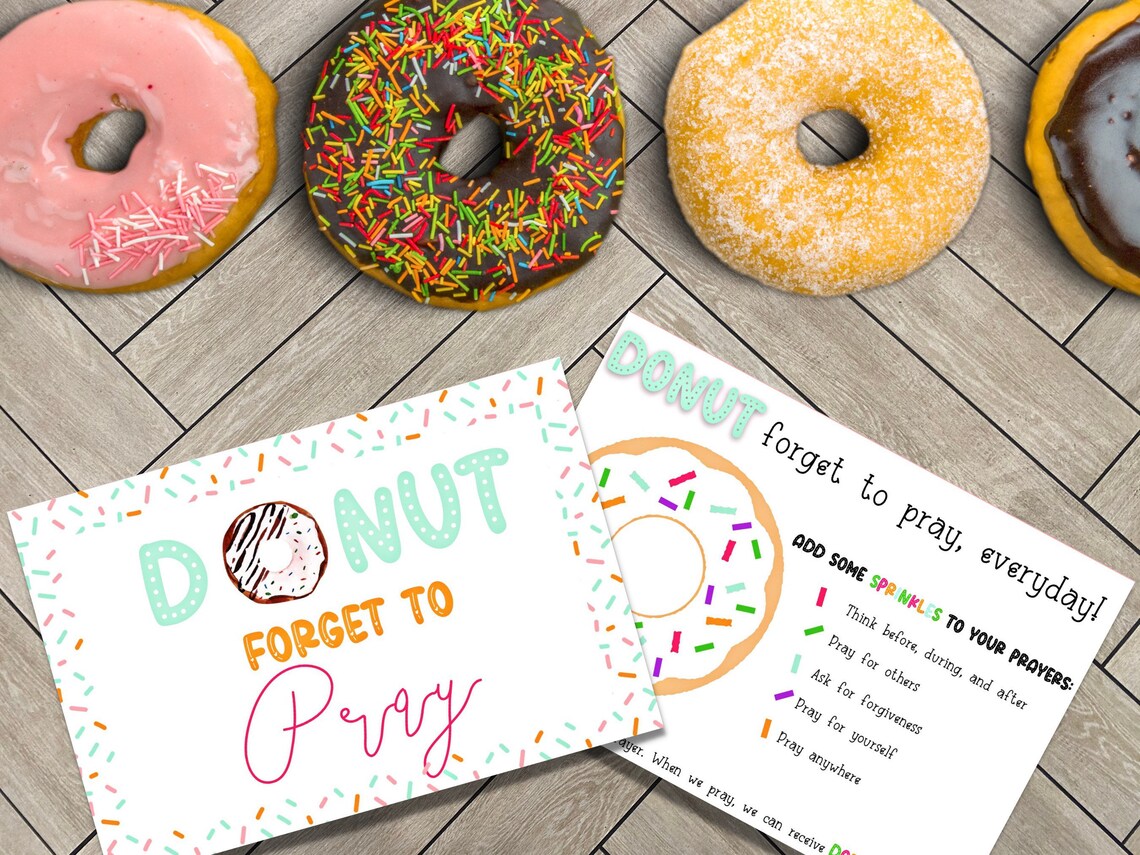 Donut Forget to Pray. Sprinkle Prayer. LDS. Latter Day Saints. Prayer ...