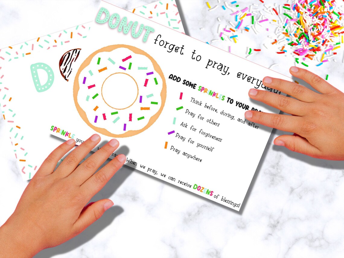 Donut Forget to Pray. Sprinkle Prayer. LDS. Latter Day Saints. Prayer ...