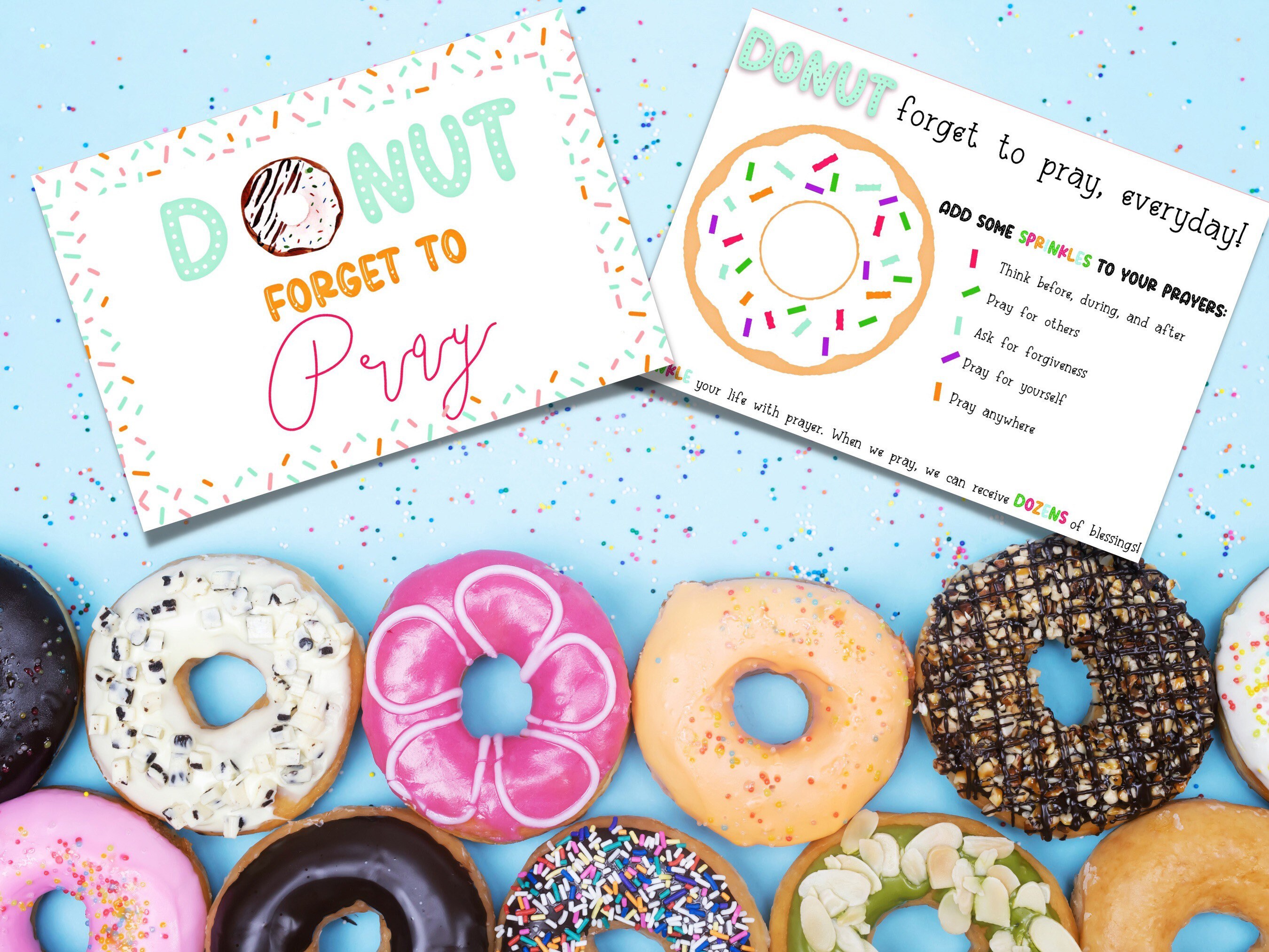 Donut Forget to Pray. Sprinkle Prayer. LDS. Latter Day Saints. Prayer ...