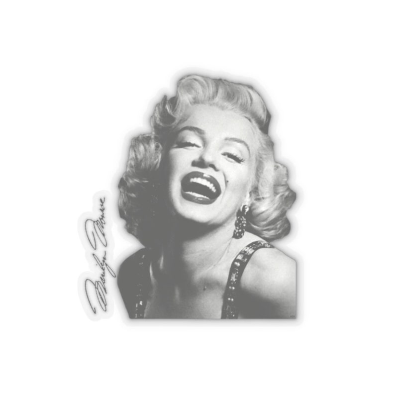 Marilyn Monroe Kiss-cut Sticker by FACE | Transparent Sticker | 4 Sizes ...