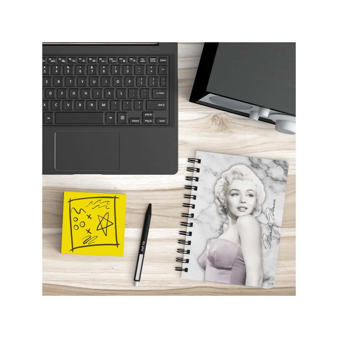 Marilyn Monroe Spiralbound Notebook Vintage Hollywood Journal Classic ...