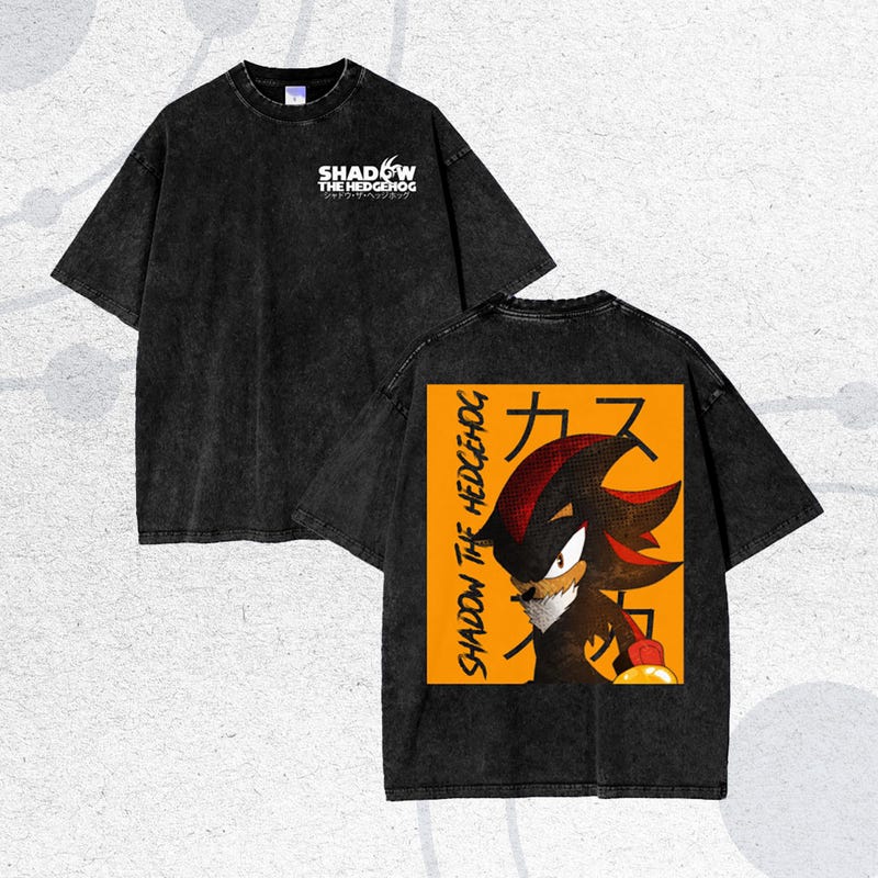 Shadow the Hedgehog Shirt - Etsy