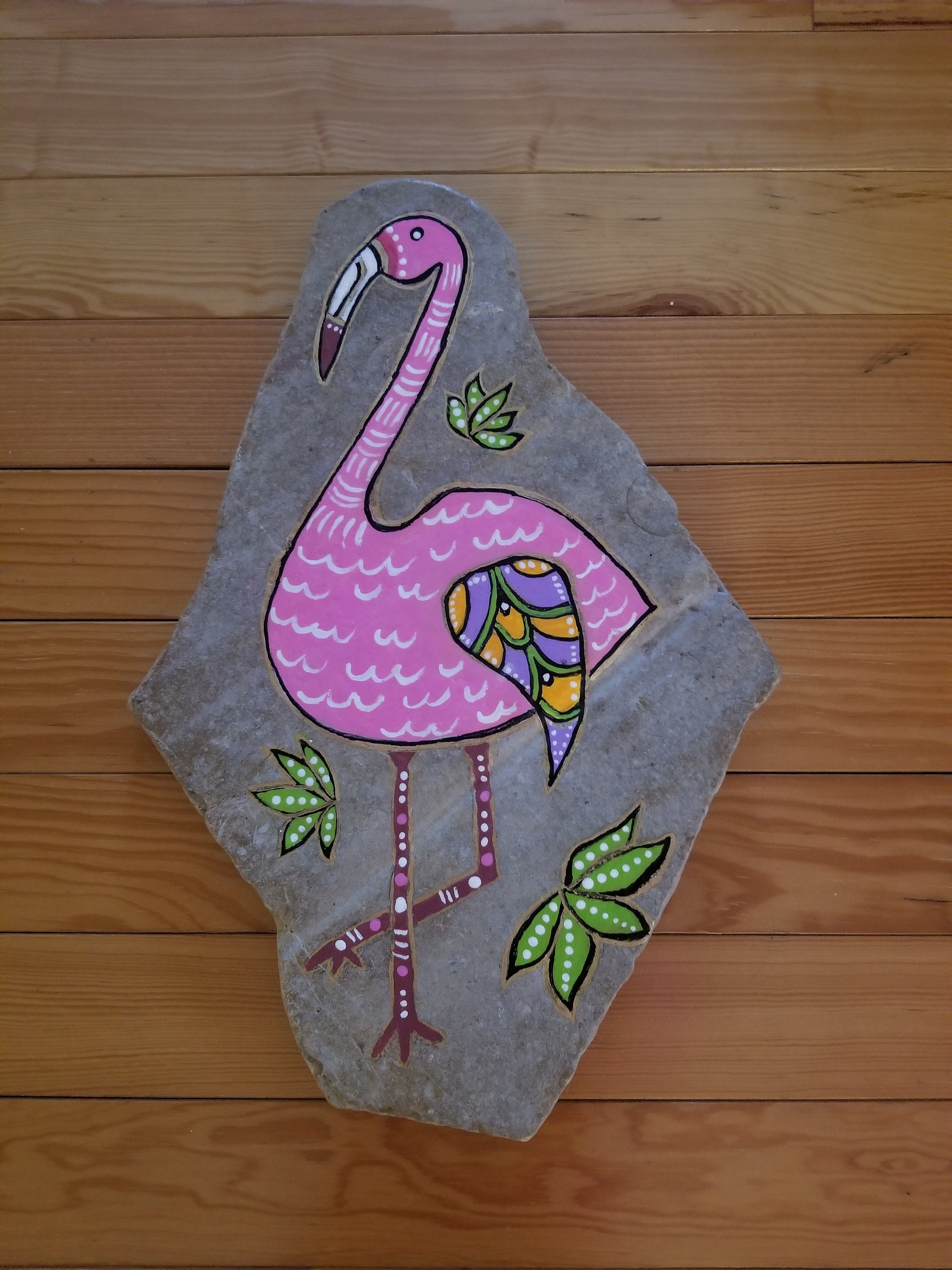Hand Painted Rocks Decorative Painted Rocks Large Rock - Etsy