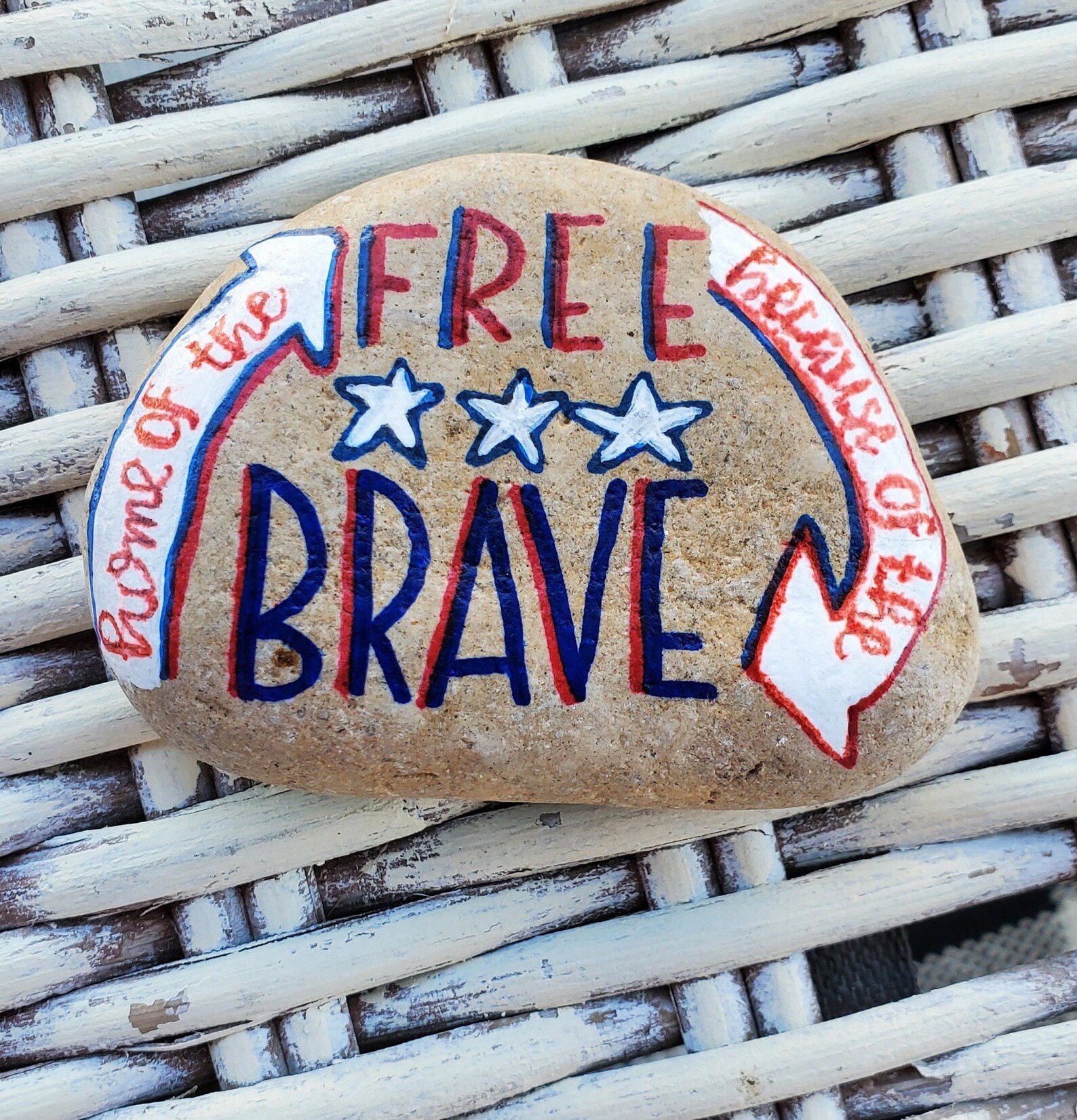 Hand Painted Decorative Rocks Personalized Painted Rocks - Etsy