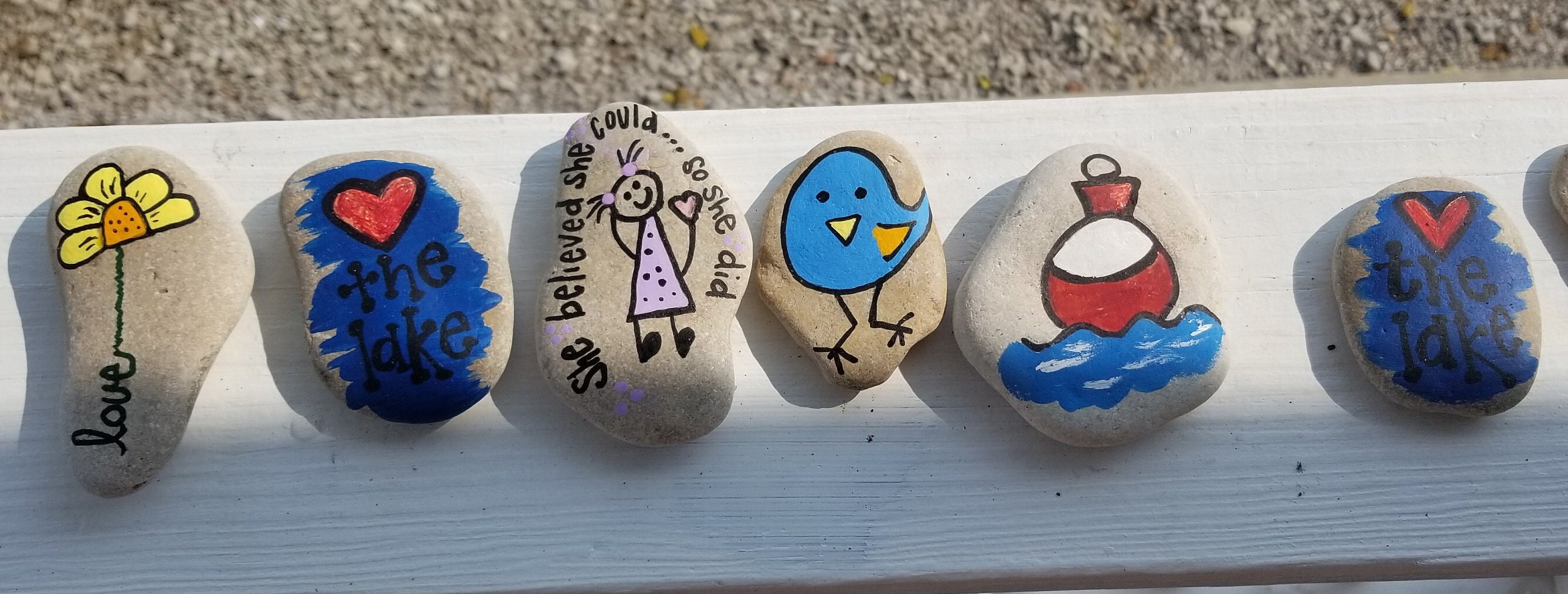 Hand Painted Decorative Rocks Personalized Painted Rocks - Etsy