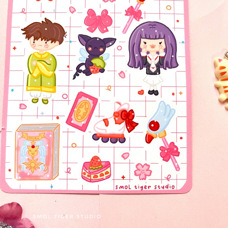 Cute Cardcaptor Sakura Stickersheet | Sakura Sticker Sheet | Card ...
