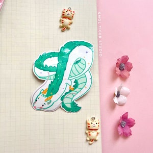 Cute Haku Dragon Sticker | Haku Sticker | Studio Ghibli Sticker ...