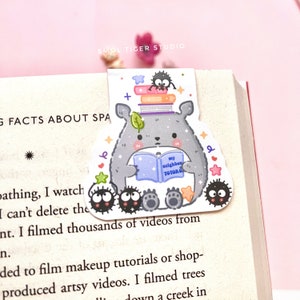 Cute Totoro Magnetic Bookmark | Kawaii Studio Ghibli Bookmark ...