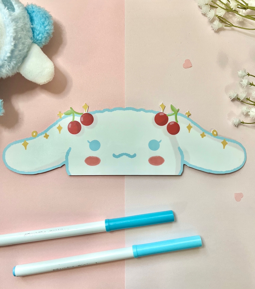 Cinnamoroll Cute Car Peeker Sticker | Car Peeker | Car Sanrio Bumper ...