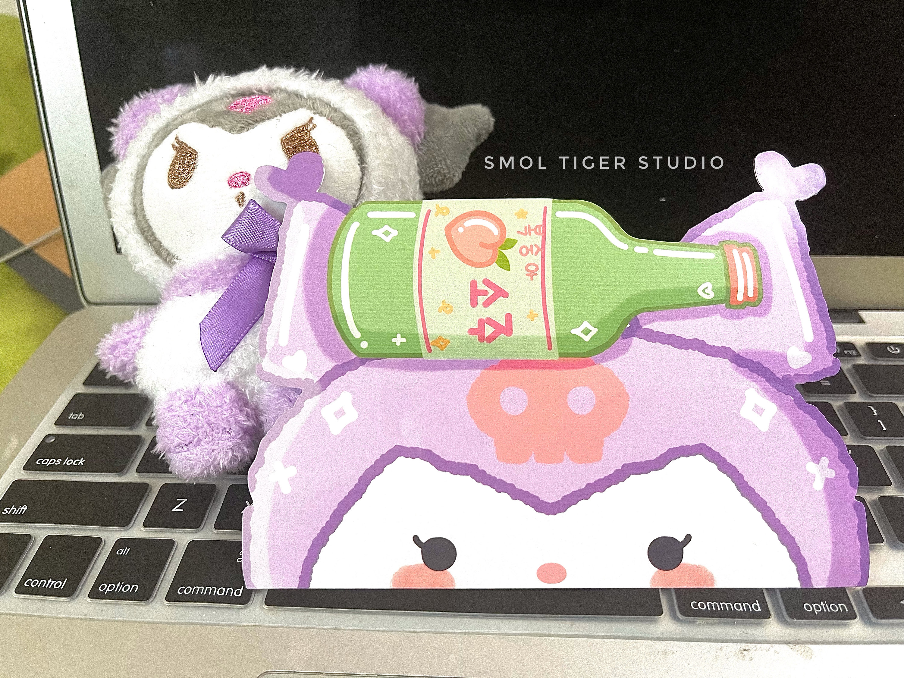 Kuromi Car Peeker Sticker UV Resistant Car Sticker Now Available Cute Soju Peeker Bumper Sanrio ...