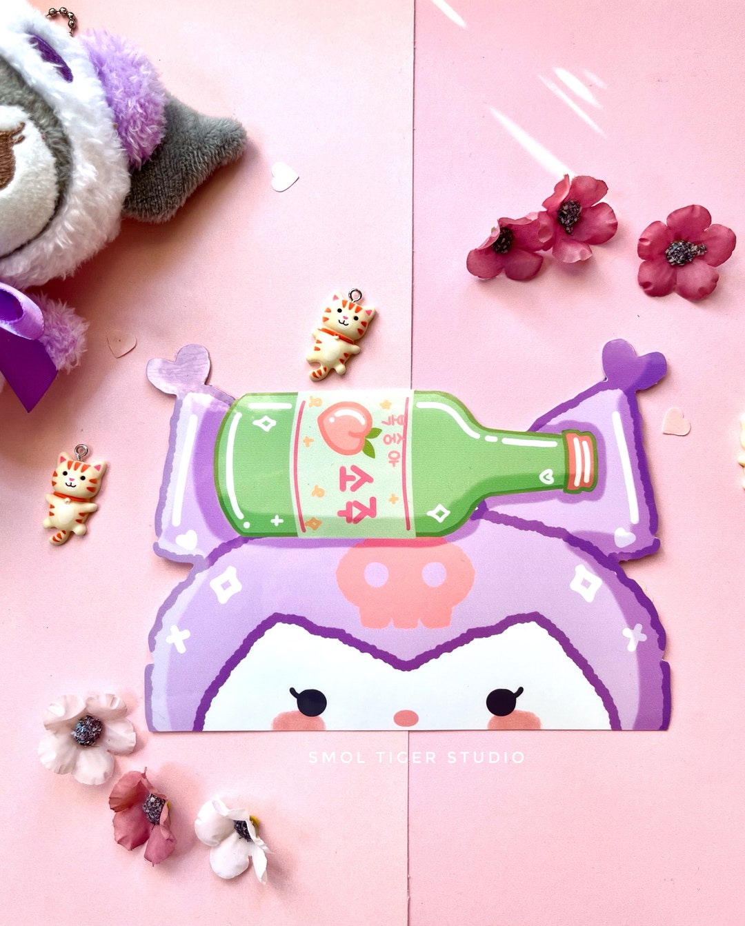 Kuromi Car Peeker Sticker UV Resistant Car Sticker Now Available Cute ...