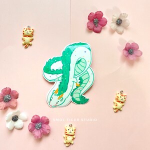 Cute Haku Dragon Sticker | Haku Sticker | Studio Ghibli Sticker ...