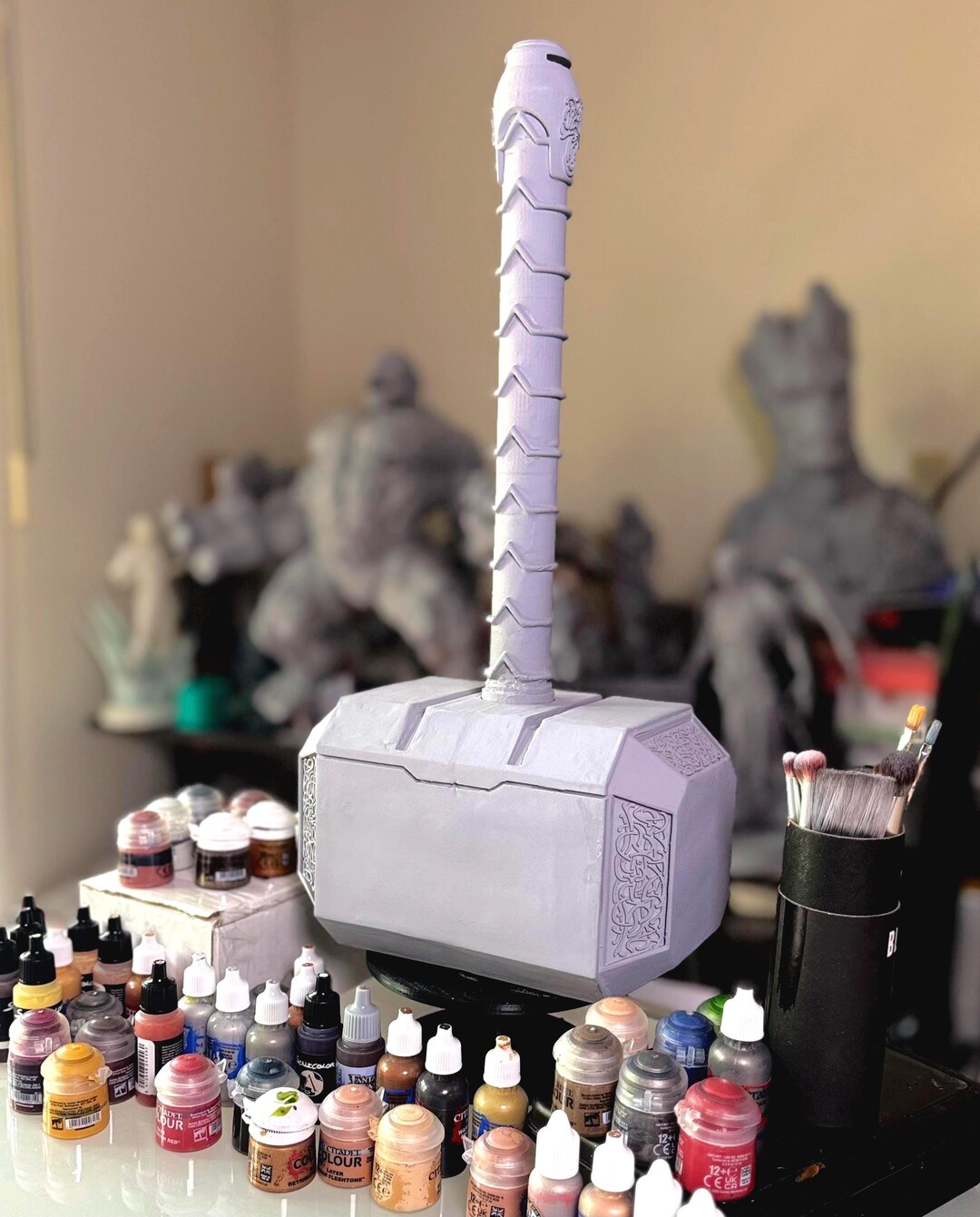 Thor Hammer 1:1 Scale 3D Printed Unpainted Unassembled - Etsy