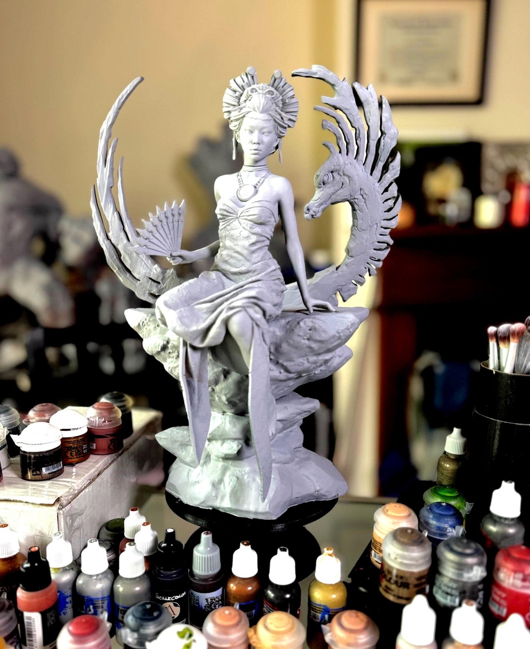 KUTON Urameshi 3d Printed 12k Resin Figure Unpainted Assembled - Etsy