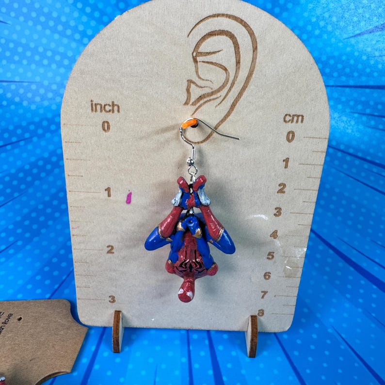 Spider-man Hanging Earrings – 3D Printed Marvel Jewelry - Etsy
