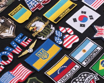 Embroidery Patches Flag - Etsy