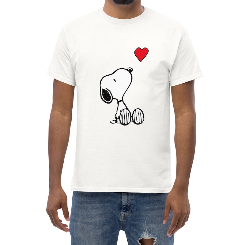 Snoopy con corazón - Etsy México