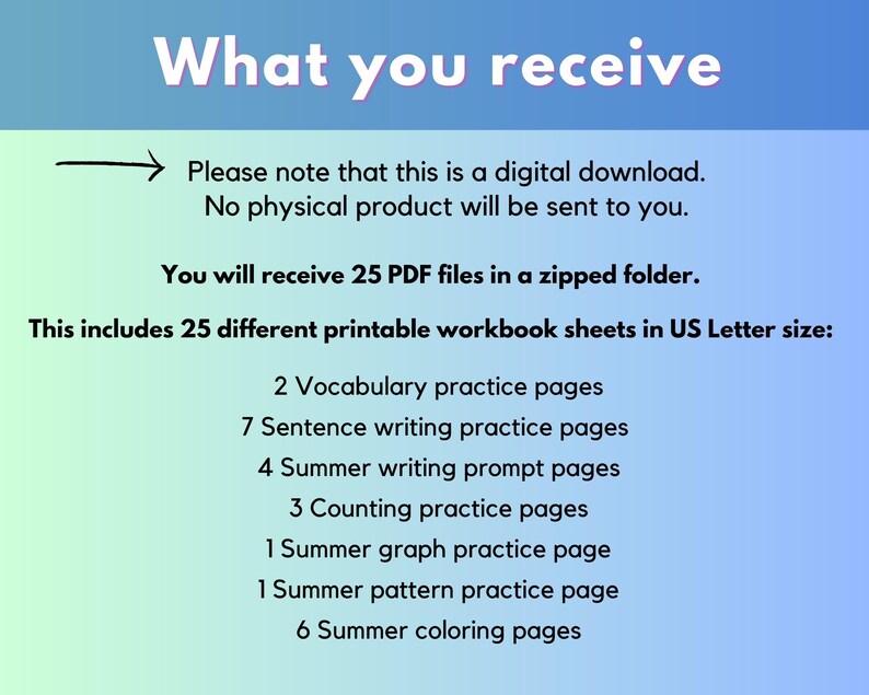 Kindergarten Summer Adventure Workbook - Fun and Educational Activities ...