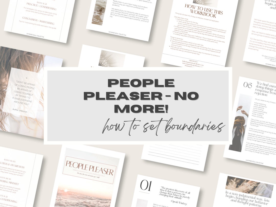 Pathological People Pleaser Codependency Workbook Recovering People ...