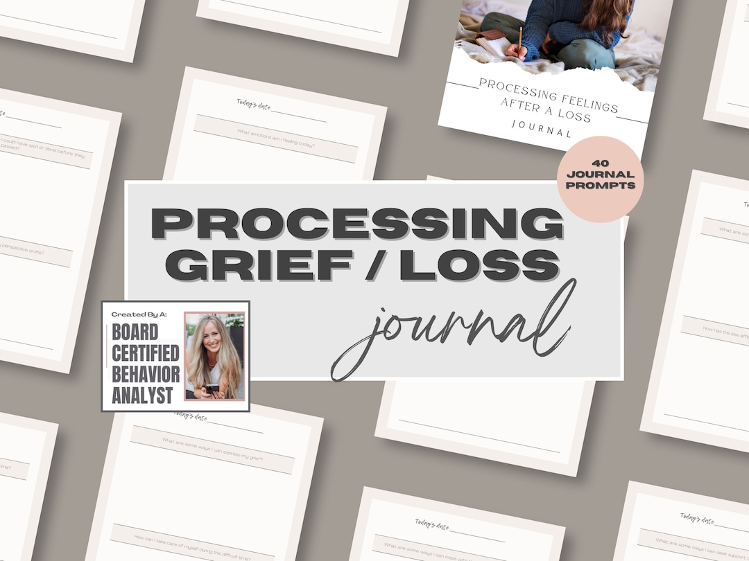 Grief and Loss Journal: Emotional Recovery Workbook (PDF Pattern) - Etsy