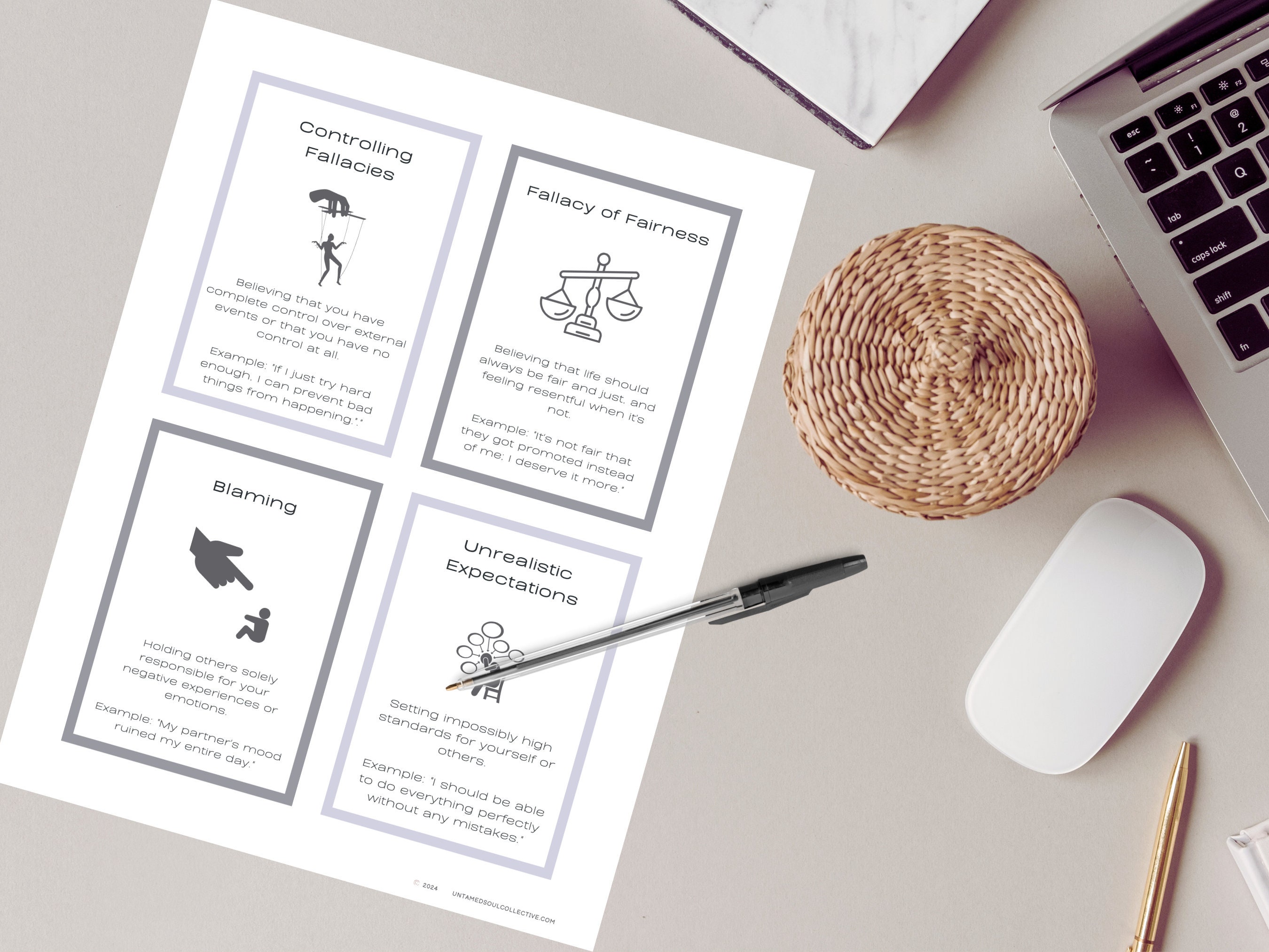 Cognitive Distortion Cards: DBT CBT Therapy Tool (PDF Download) - Etsy