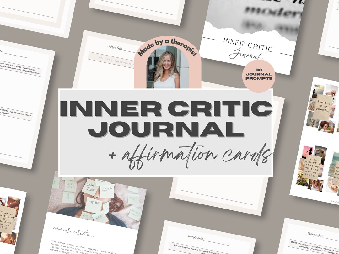 Inner Critic Worksheet Inner Critic Journal Overcoming Self Sabotage ...