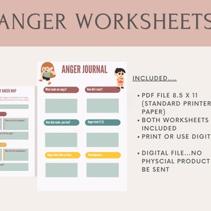 Emotion Worksheet for Kids Anger Management Worksheet Daily Check in ...