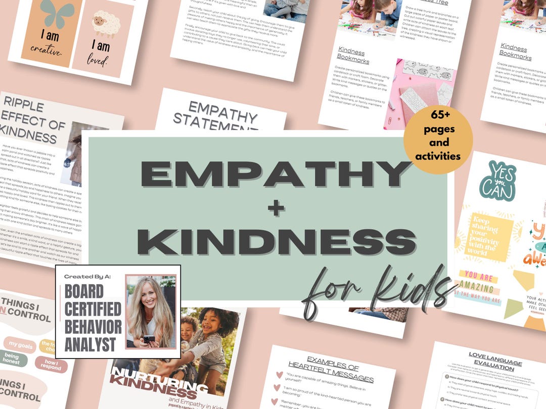Empathy Kindness for Kids Printable Worksheets for Kids Children Book ...